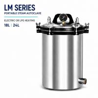 China Electric Or LPG Portable 	Autoclave And Sterilizer 18L/24L Simple Laboratory Autoclave for sale