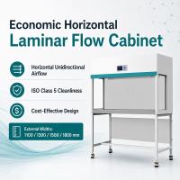 China Economic Horizontal Laminar Flow Cabinet ISO Class 5 Cleanliness Grade for sale