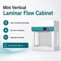 China Mini Vertical Laminar Flow Cabinets Space Saving Benchtop Laminar Flow Hood for sale