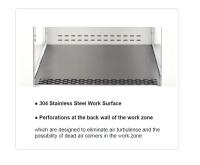 China Mini Vertical Laminar Flow Cabinets Space Saving Benchtop Laminar Flow Hood for sale