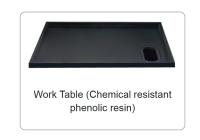 China Chemical Resistant Ducted 8mm PP Fume Hood Lab Fume Hood 1000/1200/1500/1800mm for sale