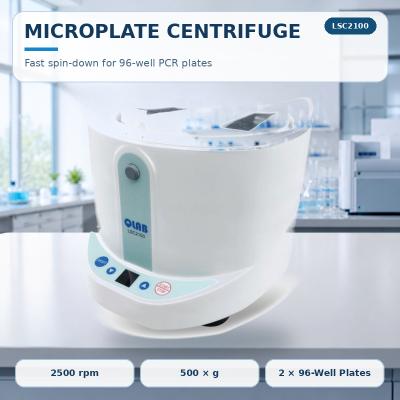 China 96 Well PCR Microplate Centrifuge Laboratory Centrifuge 2500rpm Compact Benchtop Design for sale