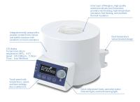 China 380°C LCD Magnetic Stirrer Heating Mantle for Round-Bottom Flasks for sale