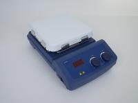 China 10L LED Magnetic Heated Stir Plate With Ceramic Plate 550°C 0–1500rpm Speed Range for sale