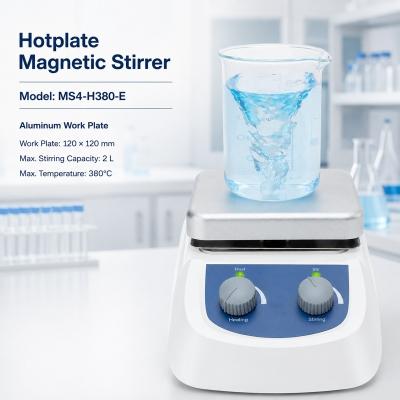 China Analog Magnetic Stirrers And Hotplates With 380°C Heating And 2L Capacity for sale