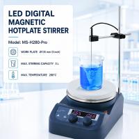China 3L LED Digital Hotplate Magnetic Stirrer with PT1000 Probe, 280°C for sale