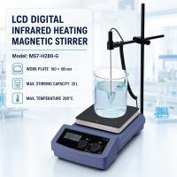 China 20L Infrared Hotplate Magnetic Stirrer with Microcrystalline 7-inch Glass Plate for sale