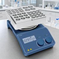 China 20L LCD Digital Hotplate Magnetic Stirrer with Ceramic-Coated Plate ，340℃ for sale