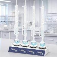 China 4-Channel Independent Control Digital Magnetic Hotplate Stirrer 280°C for Labs for sale