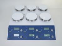 China 6-Channel Independent Control Digital Magnetic Hotplate Stirrer 280°C for Labs for sale