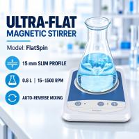 China 0.8L Ultra Flat Compact Magnetic Stirrer With Auto Reverse Mixing For Laboratory Titration for sale