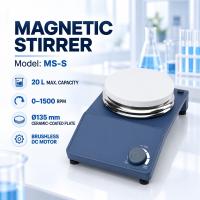 China High Capacity 20L Magnetic Stirrer With Ceramic Coated Stainless Steel Plate for sale