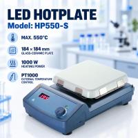 China High Temperature LED Magnetic Stirring Hotplate With 550°C Glass Ceramic Work Plate for sale