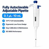 China OEM Adjustable Volume 0.1uL -10mL Mechanical Pipette Laboratory Liquid Handler for sale