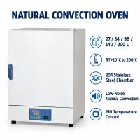 China Natural Convection Oven Drying Ovens With 304 Stainless Steel Chamber 27/54/96/140/200L for sale