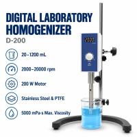 China Digital Benchtop Homogenizer And Emulsifier For 20-1200mL, Up To 20000rpm for sale