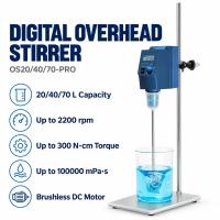 China 20/40/70L Digital Overhead Stirrer Lab Mixer With Constant Speed Control for sale