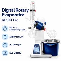 China 3L Rotary Evaporator Laboratory Rotary Evaporators With Motorized Lift And LCD Display for sale