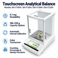 China 0.1mg Laboratory Analytical Balance Lab Weighing Machine With Internal Calibration for sale
