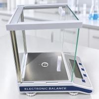 China 1mg Precision Balance Scales Electronic Lab Scales With Large Glass Draft Shield 100/200/300/500g for sale