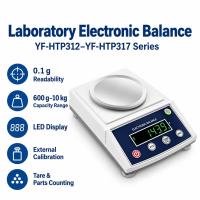 China OEM 0.1g Electronic Laboratory Balance With LED Display Up 10KG for sale