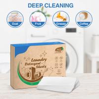 China Lalkers Laundry Detergent Sheets 11×14cm Eco-Friendly Hypoallergenic with 30-50 Sheet Packaging Options for sale