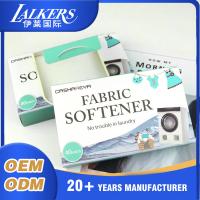 China Customizable Fabric Softener Dryer Sheets 9.45x6.3 Inches with Anti-Static Fresh Linen Scent - 40/80/160 Sheet Options for sale