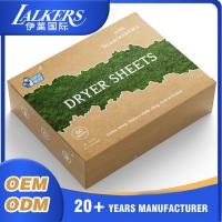 China Custom Fabric Softener Dryer Sheets 9.45x6.3 Inch with Anti-Static and Fresh Linen Scent for OEM Production for sale