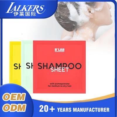 China Lalkers Eco-Friendly Hair Conditioner Sheets 9.45x6.3 Inches with Anti-Static Properties for Home Use for sale