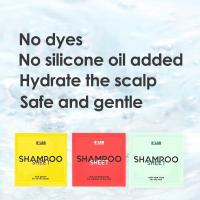 China Biodegradable Shampoo Sheets 9.45x6.3 Inches with Anti-Static Fresh Scent for OEM Production for sale