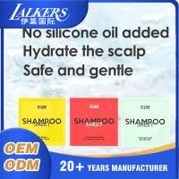 China Custom Shampoo Sheets 9.45x6.3 Inches Eco Friendly Concentrated Tablets with Fresh Scent 40-160 Sheet Options for sale
