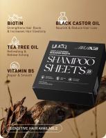China Customized Shampoo and Conditioner Tablets 9.45×6.3 Inches - Eco-Friendly, Hypoallergenic Hair Care Sheets for Travel for sale
