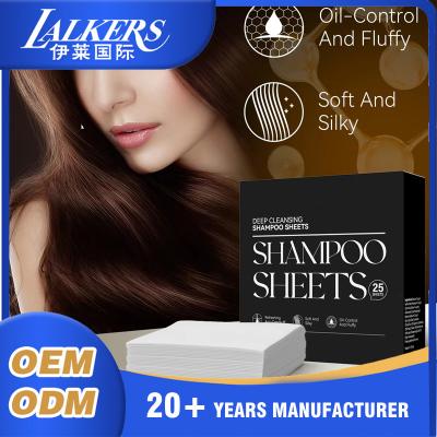 China Customized Shampoo and Conditioner Tablets 9.45×6.3 Inches - Eco-Friendly, Hypoallergenic Hair Care Sheets for Travel for sale