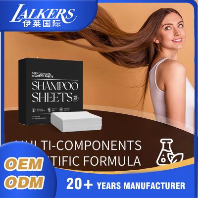 China ODM OEM Eco Friendly Shampoo Tablets 9.45×6.3 Inches with 40-160 Sheet Packaging Options for sale