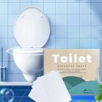 China Lightweight Disposable Toilet Cleaner Sheets 9.45x6.3 Inches with Fresh Scent - Eco-Friendly Multi-Functional Cleaning Solution for sale
