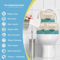 China 9.45x6.3 Inch Quick-Dissolve Toilet Bowl Cleaner Strips - Eco-Friendly & Septic Safe for sale