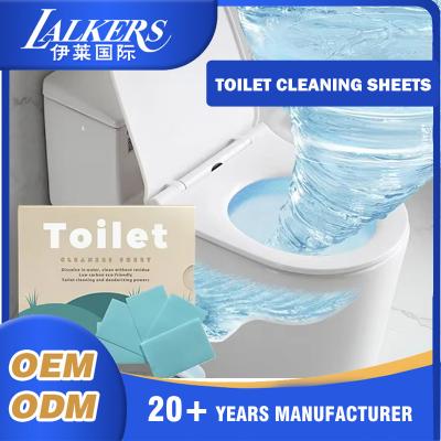 China Customized Toilet Cleaning Sheets 9.45x6.3 Inches with Long-Lasting Fresh Scent - Eco-Friendly & Hypoallergenic for sale