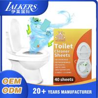 China Eco Friendly Biodegradable Toilet Cleaning Strips 9.45×6.3 Inch Plant Based Customizable OEM for sale