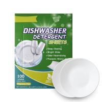 China ODM Eco-Friendly Dishwasher Detergent Sheets 9.45x6.3 Inches, Phosphorus-Free with 40-160 Sheet Packaging Options for sale