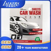 China Compact Car Cleaning Sheets 9.45x6.3 Inch Eco-Friendly Anti-Static with Fresh Scent - 40/80/160 Sheet Options for sale