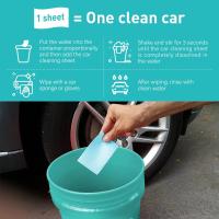 China ODM OEM Biodegradable Car Detergent Sheets 9.45x6.3 Inches - Eco-Friendly Cleaning Solution for sale