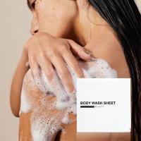 China OEM Body Wash Sheets 11×7cm with Lemon Fragrance & Whitening Properties - 3 Year Shelf Life for sale
