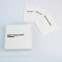China OEM Body Wash Sheets 11×7cm with Lemon Fragrance & Whitening Properties - 3 Year Shelf Life for sale
