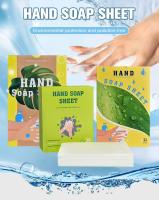 China Custom Disposable Hand Soap Sheets 9.45×6.3 Inches - Eco-Friendly Dissolvable Tablets with Fresh Scent for sale