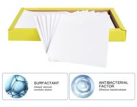 China Natural Travel Hand Soap Sheets 9.45x6.3 Inches Biodegradable Chemical Free Hypoallergenic for sale