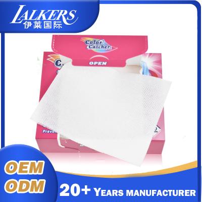 China Eco-Friendly Laundry Color Catcher Sheets 9.45×6.3 Inches - Hypoallergenic Anti-Static Fabric Protection for sale