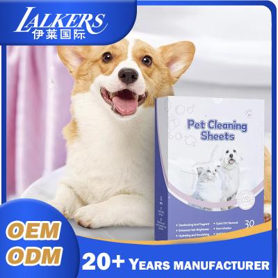 China Portable Pet Dryer Sheets 9.45×6.3 Inch Biodegradable Cleaning with Anti-Static Fresh Scent - 40/80/160 Sheet Options for sale