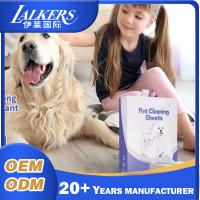 China Eco-Friendly Pet Laundry Detergent Sheets 9.45x6.3 Inches Plastic-Free Hypoallergenic Dog Cleaning for sale
