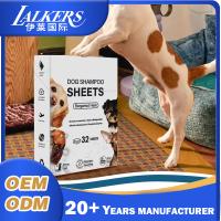 China Lalkers Pet Dryer Sheets 9.45×6.3 Inches Lavender Scent Anti-Static Fabric Softener for Laundry for sale
