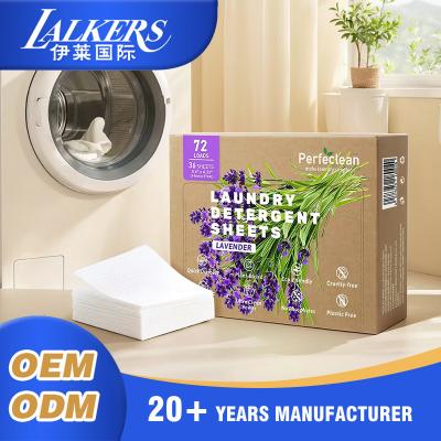 China Medium Bubble Foam Laundry Detergent Paper Apparel Protection and Cleaning Laundry Detergent Sheets for sale